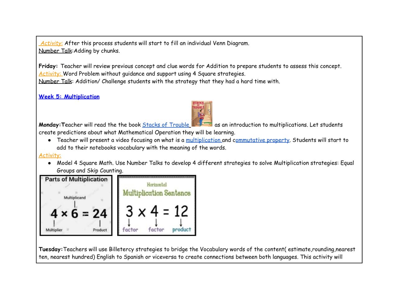 Literacy + Math - MathAmigos